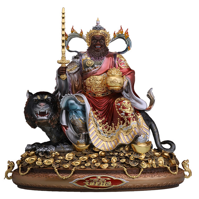 Wu Caishen Zhao Gongming Pure Copper Zhao Gongming riding tiger ...
