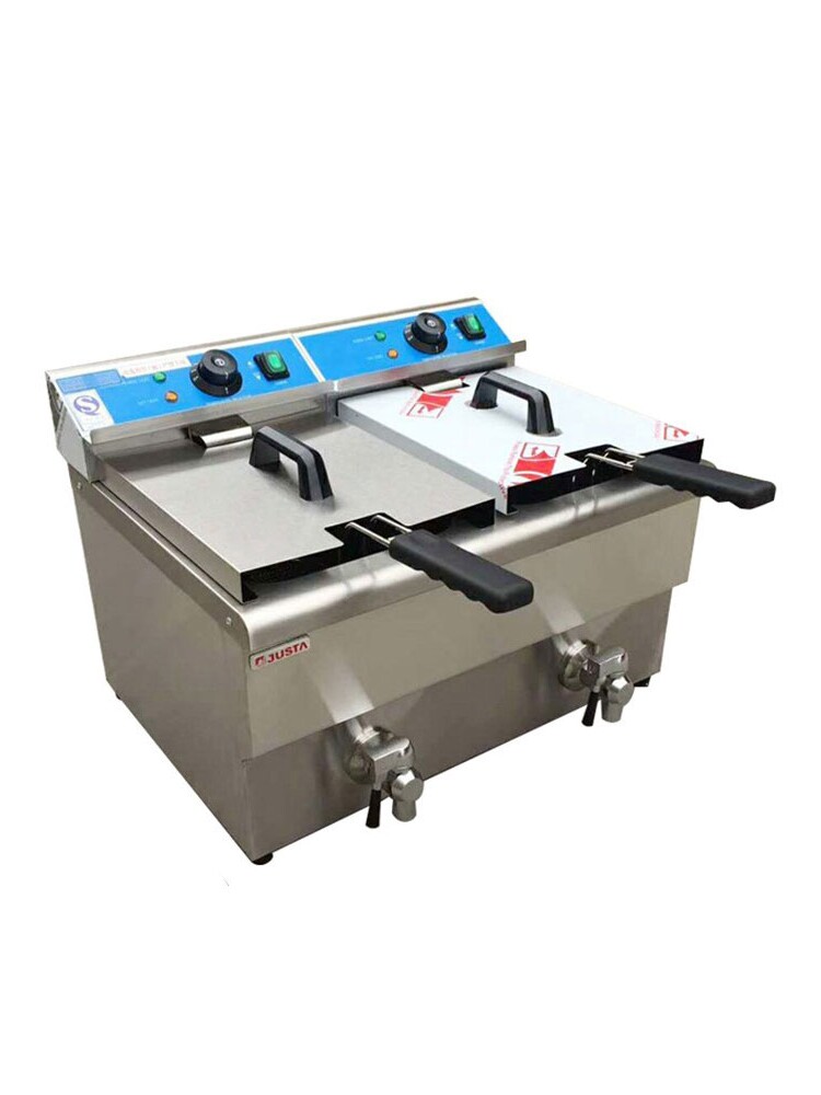 Justa EF-12L Electric Fryer - 8L Single Cylinder Commercial Fryer