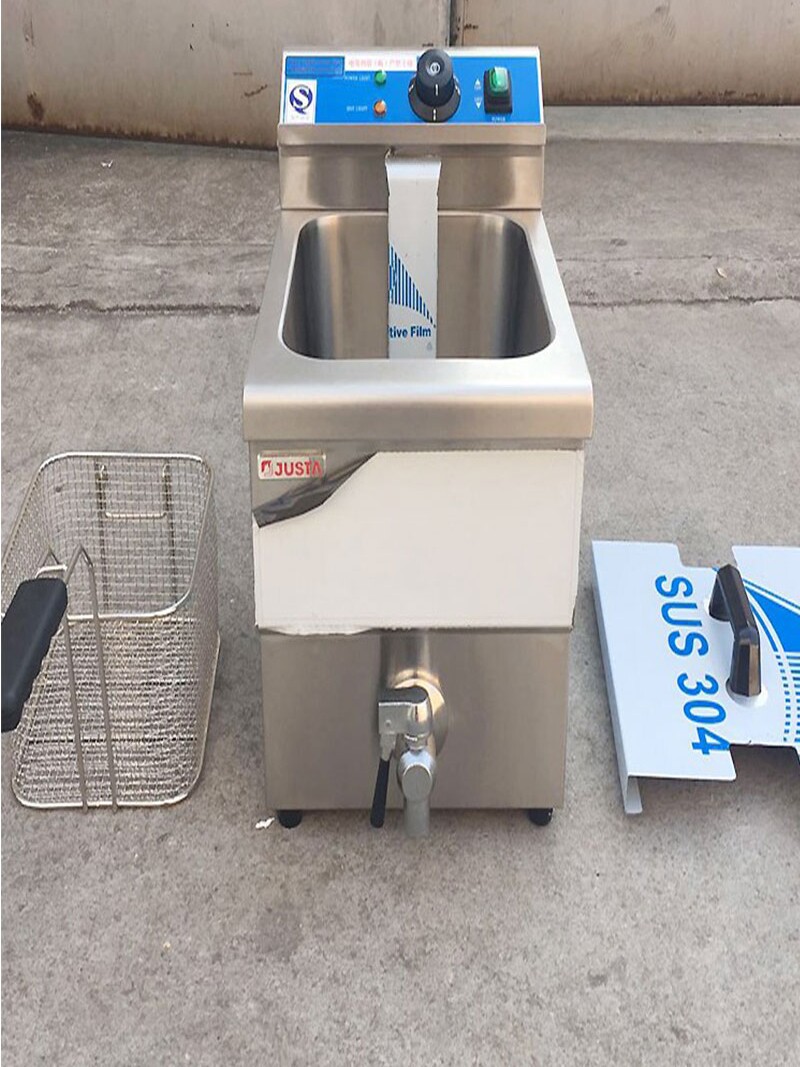 Justa EF-12L Electric Fryer - 8L Single Cylinder Commercial Fryer
