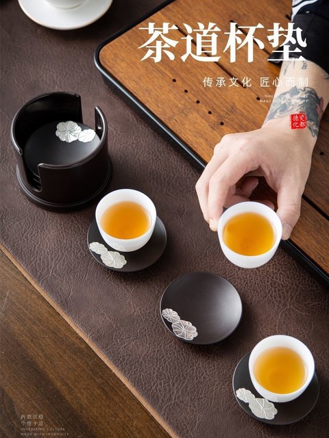 Bakelite tea coaster, anti-scalding tea coaster, office insulation pad ...