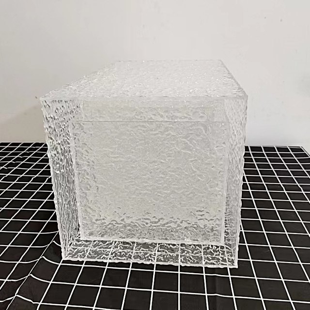 Water ripple dessert table acrylic stone pattern high-end banquet ...