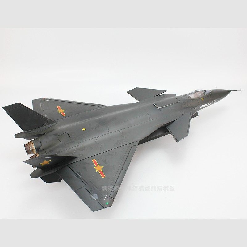 China J -20 aircraft model J20 stealth fighter military airline molding ...