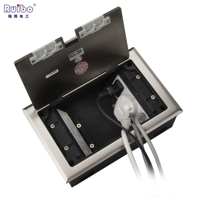 Ruibo opened the side plug in hidden ground socket stainless steel ...