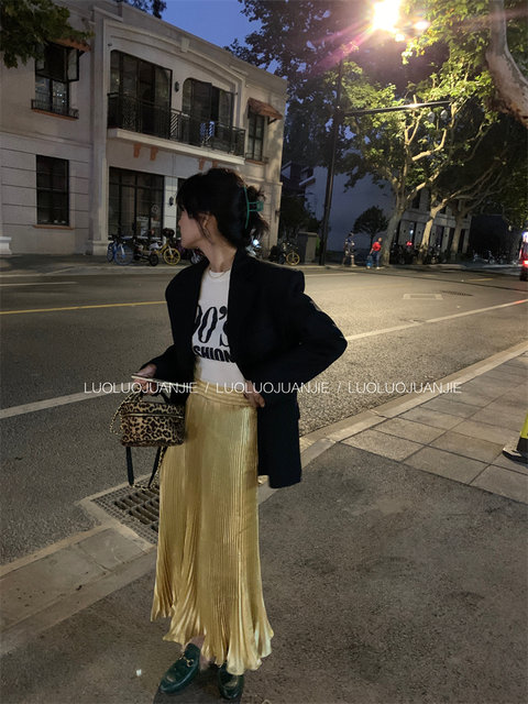 Luo Luosuke's base shirt female inner 2023 new long -sleeved white ...