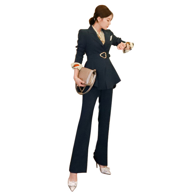 Workplace Temperament Goddess Fan Suit Suit New Suit Jacket Pants Two ...