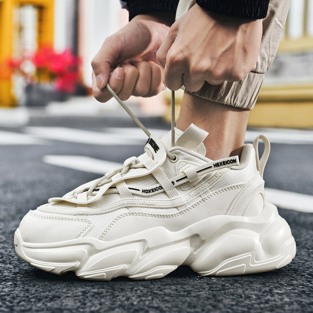 Daddy shoes men's INS tide 2024 new summer Korean version of thick ...