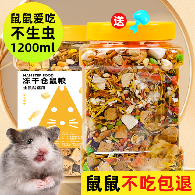 Hamster Grain Nutrition Main Grain Golden Silk Bear Food Frozen and Dry ...