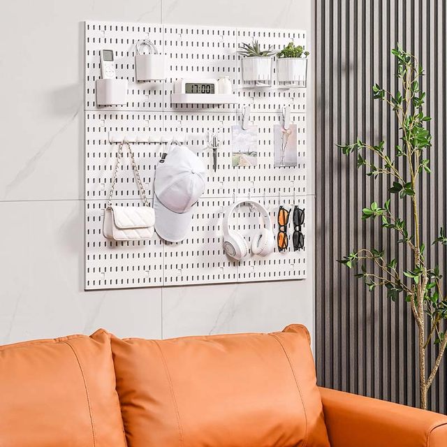 Wall punch-free hole board storage rack Nordic creative simple storage ...
