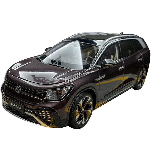 FAW -Volkswagen Original 1:18 New Energy Volkswagen ID.6Crozz alloy SUV car model swing light