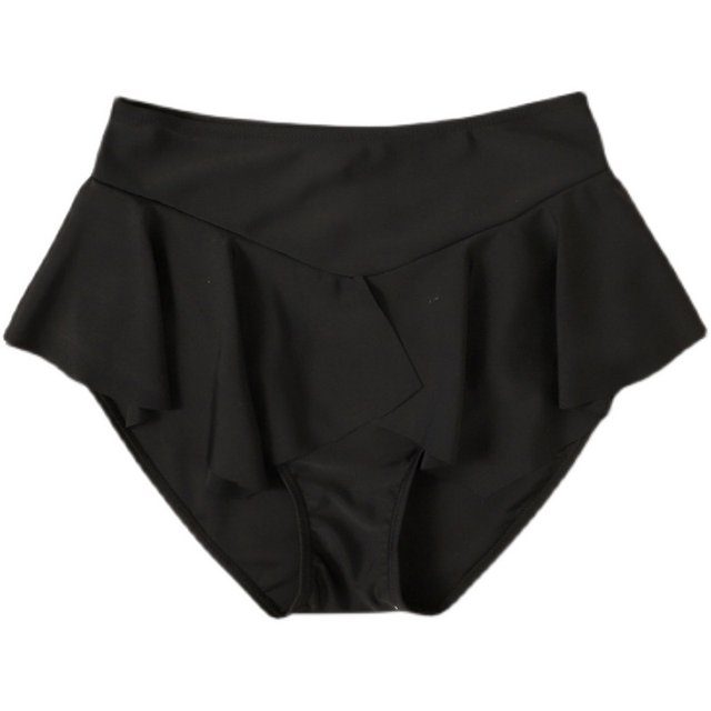 New triangle skirt conservatively covered with sexy pure color multi ...