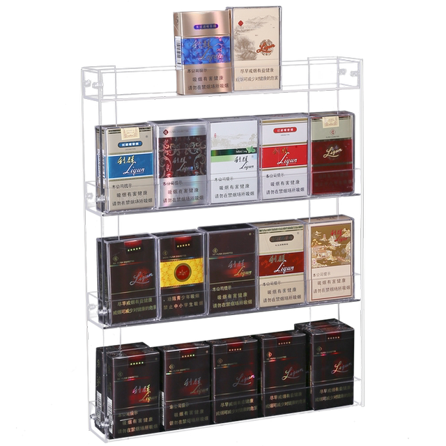 Cigarette rack wall-mounted cigarette rack convenience store ...
