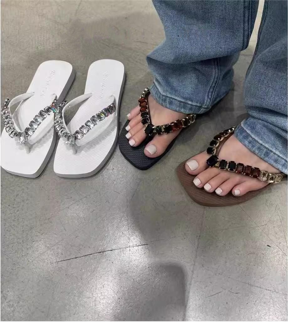 High-end flip-flops 2024 summer new style women's outer wear ...