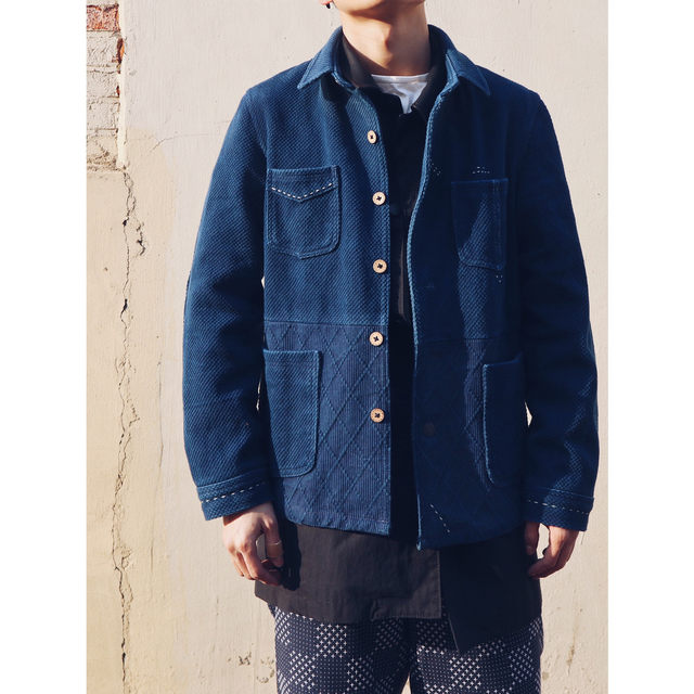ALORSJOINTIF spring and autumn limited edition indigo dyed kendo ...