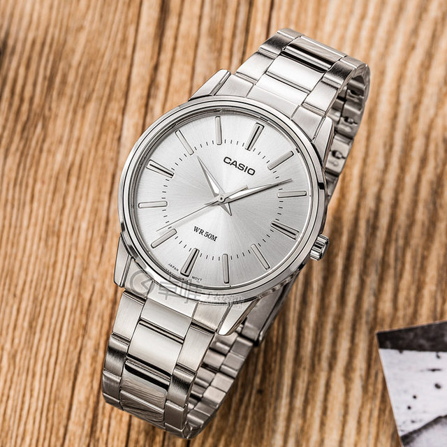 casio Casio watch men's casual simple waterproof quartz steel belt men ...