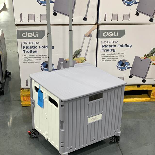 Sam members purchase plastic folding trolley 65L fast folding universal ...