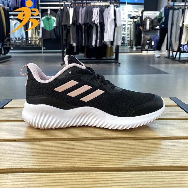 Adidas women's shoes 2023 spring new black sports casual shoes mesh ...