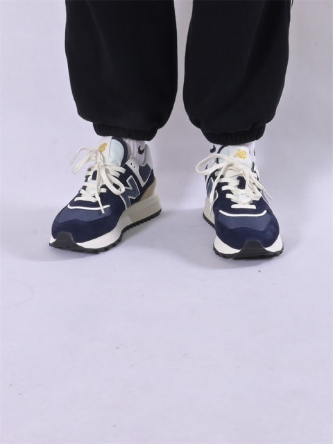 New Balance Nb New arrival 574 Series Couple Retro Navy Blue Casual ...