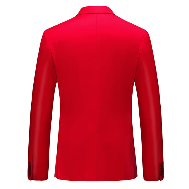 Men's wedding dress, groom's suit, three-piece double-breasted formal ...