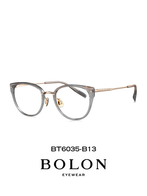 BOLON Tyrannosaurus glasses frame 25 years new cat eye titanium frame ...