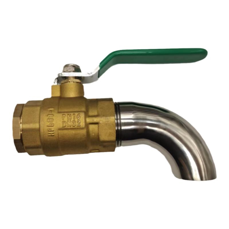 Noodle bucket stainless steel drain valve 300wog faucet