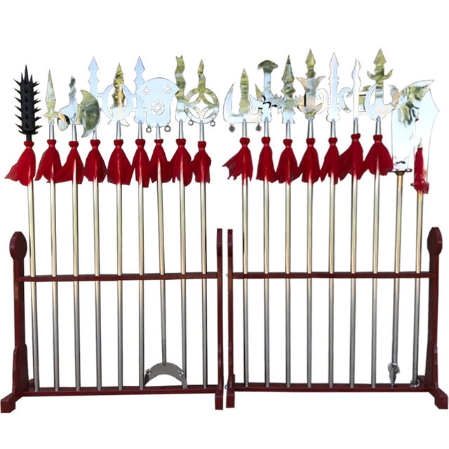 Eternal martial arts eighteen weapon martial arts Qimen weapon Zen rod ...