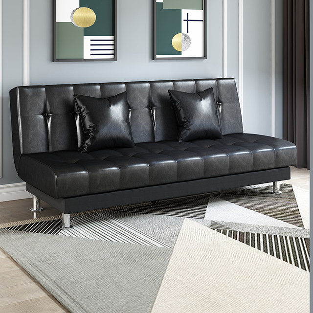 Single double three -person sofa 1.8 meters 2 meters sofa leather ...