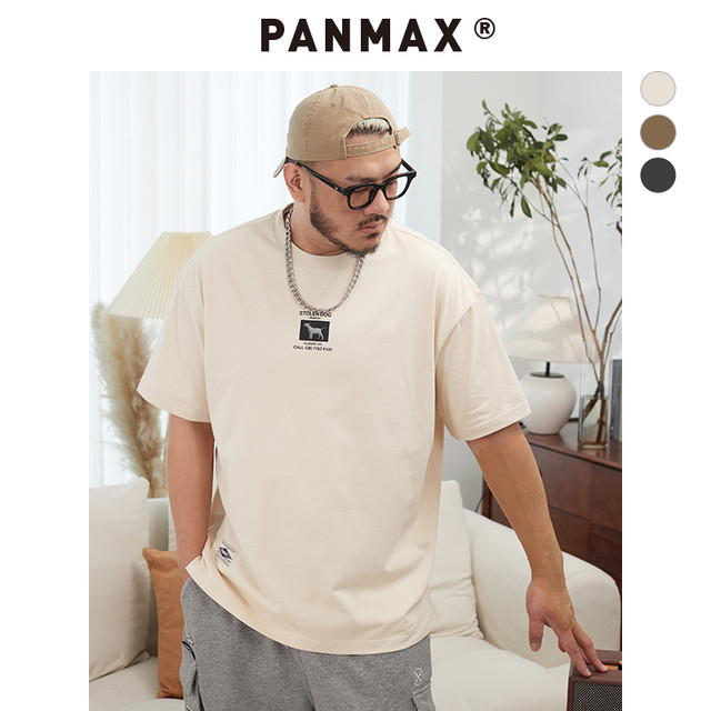 PANMAX plus size men's T-sleeve sports tops breathable short-sleeved ...