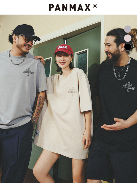 PANMAX trendy brand large size men's clothing 2025 summer new round ...