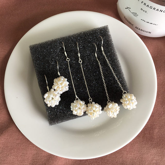 Original design Fairy Fan Ocean temperament 925 Silver Termid natural ...