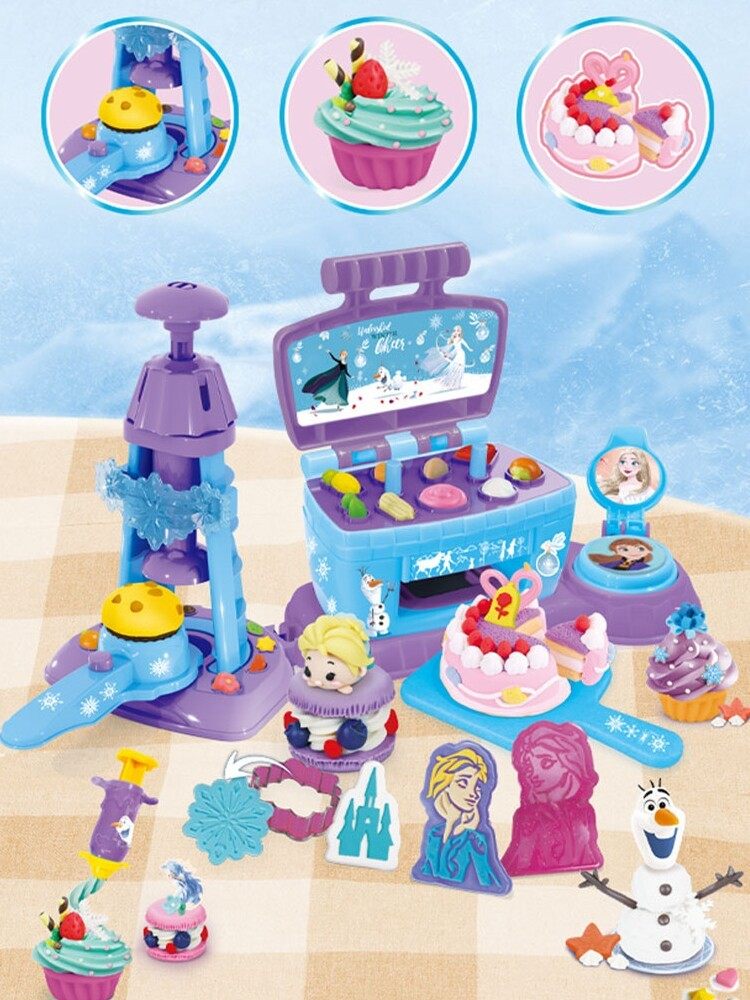 Disney Frozen Playdough Tool Set - Colorful Clay & Mold Kit