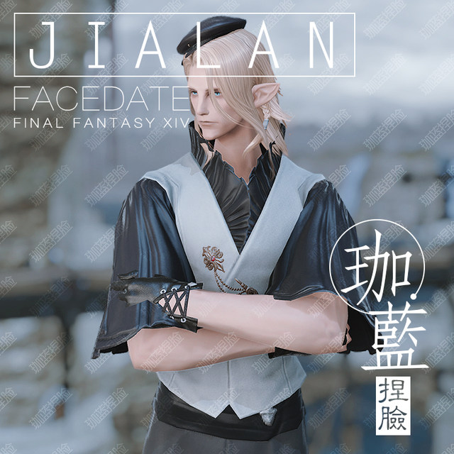 ff14 final fantasy 14 pinch face data face elf male fine forest