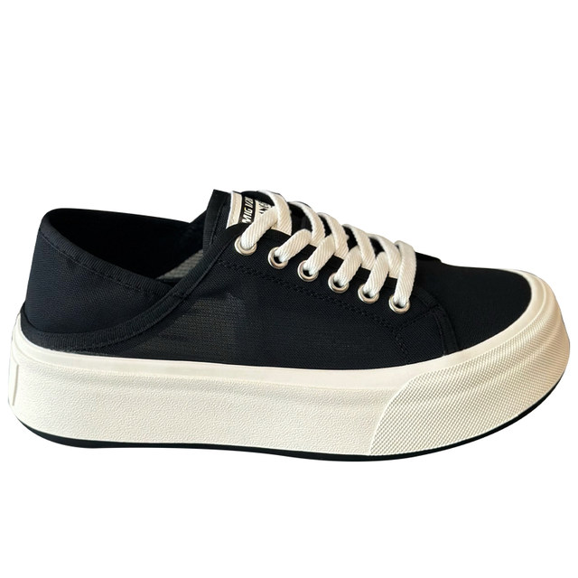 Thick sole mango head mesh panel shoes women's shoes 2024 summer new ...