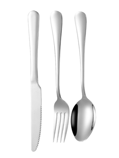Western food tableware set steak knife, fork and spoon 304 stainless ...