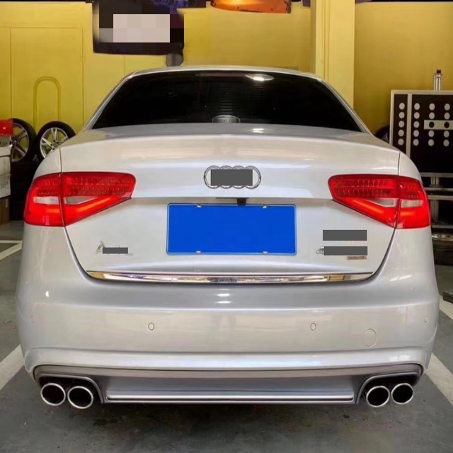 Suitable for Audi A3/A4L/A5/A6L modification Four out of the rear tail exhaust tail throat S3/S4 ...