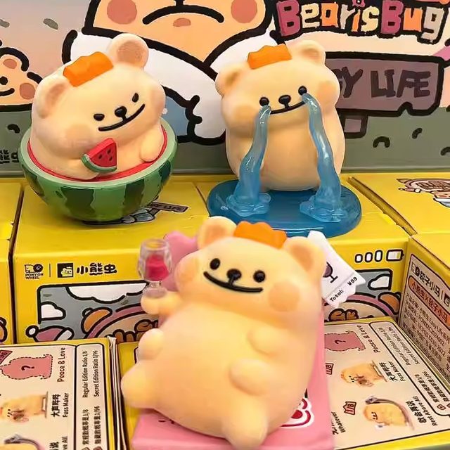 Spot genuine TOPTOY Bear Bug EasyLife series blind box cute trendy toy ...