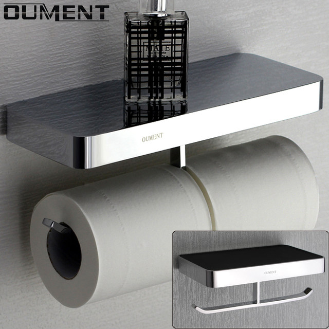 All-copper cowhide paper towel rack hotel sanitary paper towel holder ...
