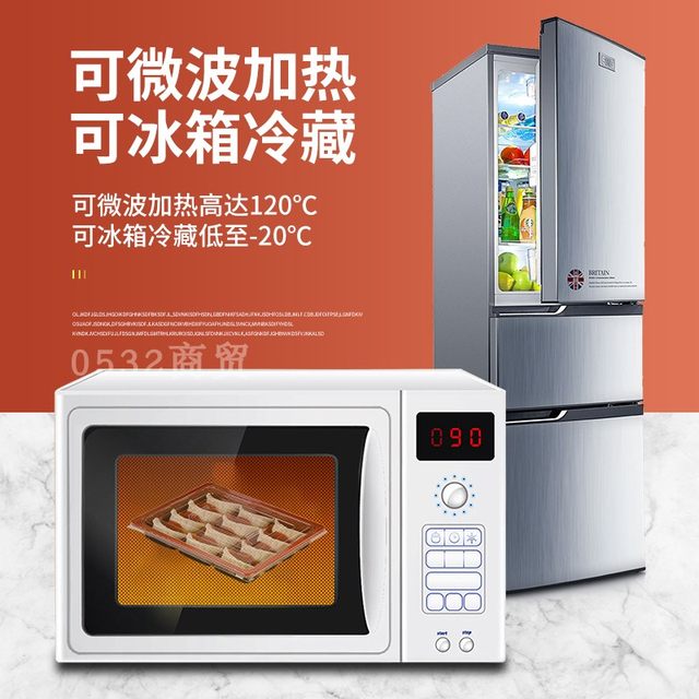 Disposable dumpling box plastic frozen dumpling box with thick cover 20 ...