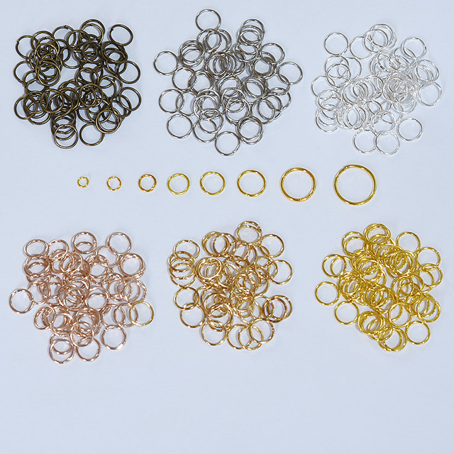 3-12mm Open Ring O-Ring Single Ring Hanging Ring Connecting Ring DIY ...