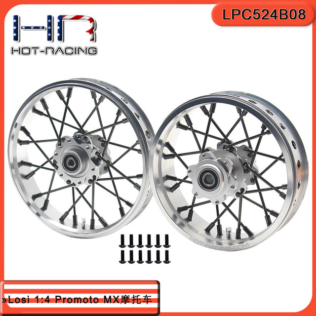 HRLosi1:4PromotoMX motorcycle aluminum alloy motorcycle front and rear hubs