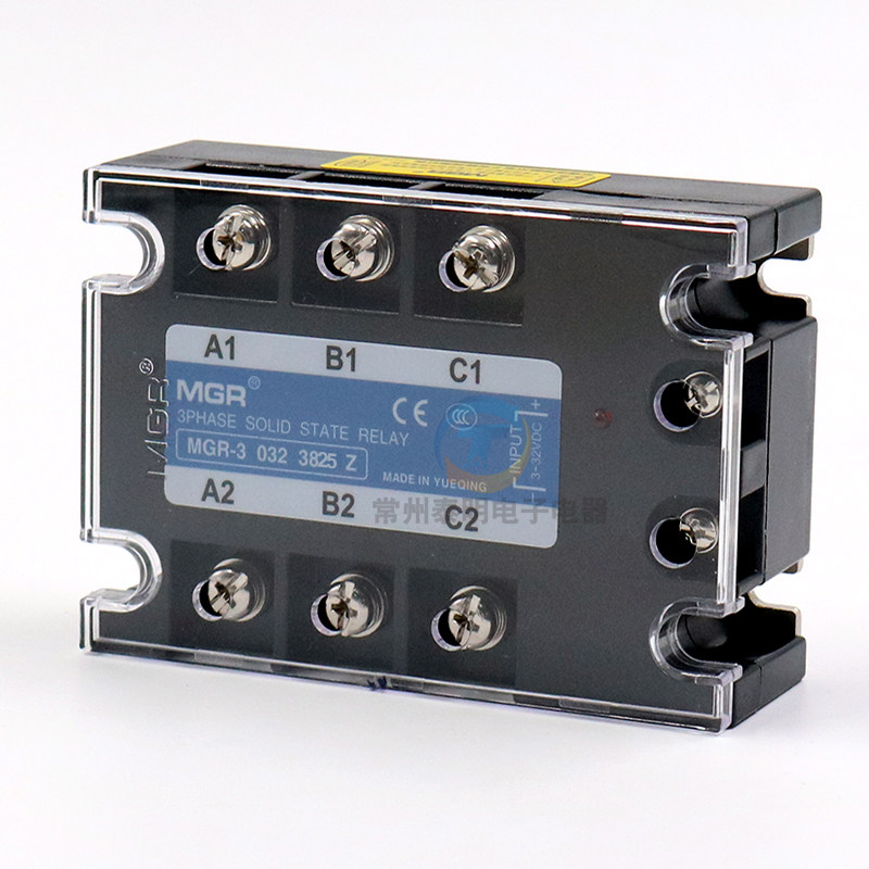Mgr-3 032 3825Z 25A 3-Phase Solid State Relay - 24V DC to 220V AC