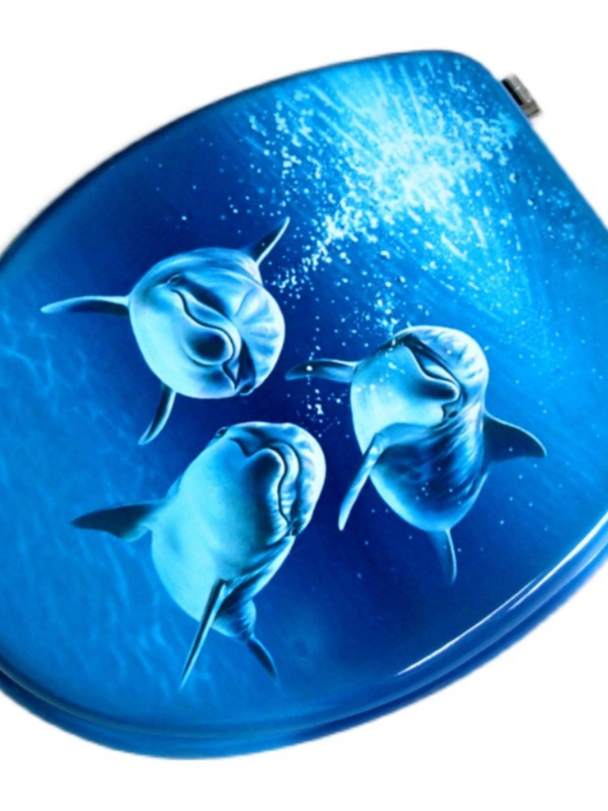 Blue Dolphin MDF Toilet Seat Cover - Universal Fit