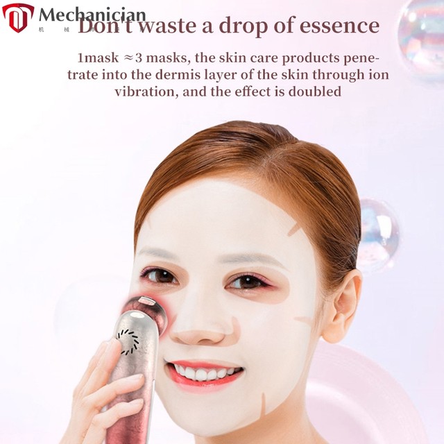 Multi -functional hot and cold photon beauty instrument EMS thin face ...