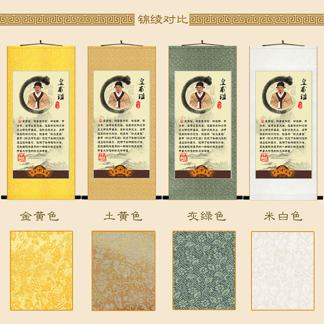 Top Ten Famous Doctors Portraits of Sun Simiao Ge Hong Ye Tianshi Qian ...