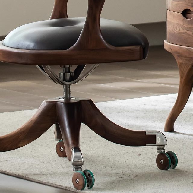 Malo North American black walnut office chair solid wood computer chair ...