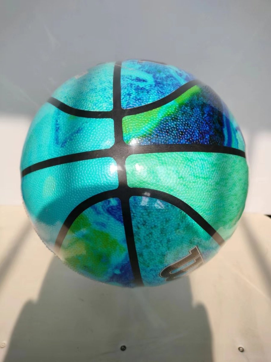 Wilson Wilson NBA joint tie -dyeing basketball No. 7 gift box installed indoor and outdoor ...