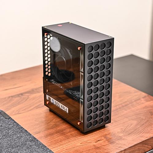 CAPTAIN CASE V9船长全铝定制FLEX电源小机箱支持双槽半高PCI-淘宝网