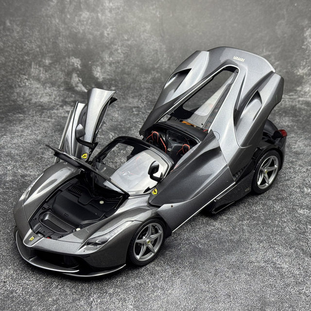 BBR 1:18 Ferrari Rafa Convertible Gray Alloy Fully Open Car Model ...