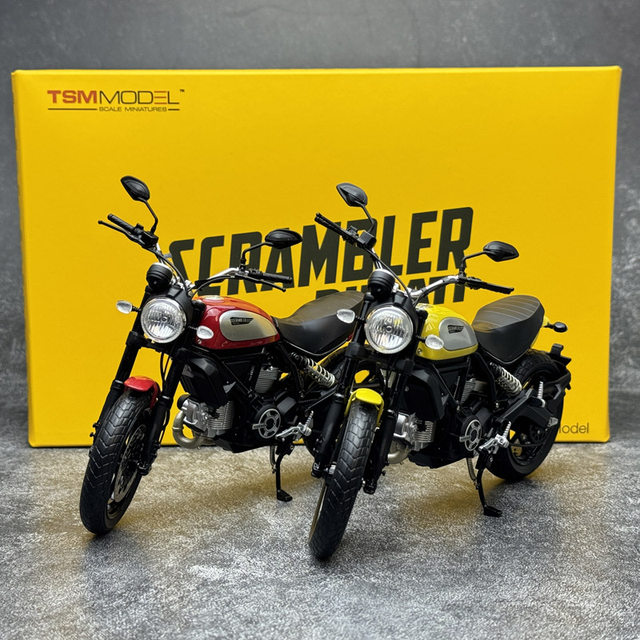 1:12 TSM Ducati Self-Travel Scrambler Classic 803cc 2015 Motorcycle Model