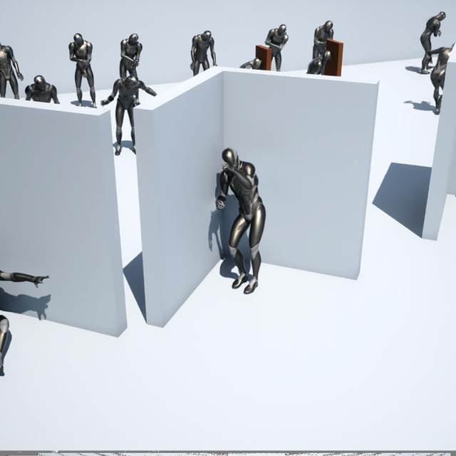 UE5 Unreal 5 Asylum NPC Madhouse Criminal Mental Patient Patient Animation Pack