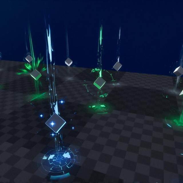 UE5 Unreal 5 Loot Drops VFX stylized loot drop special effects